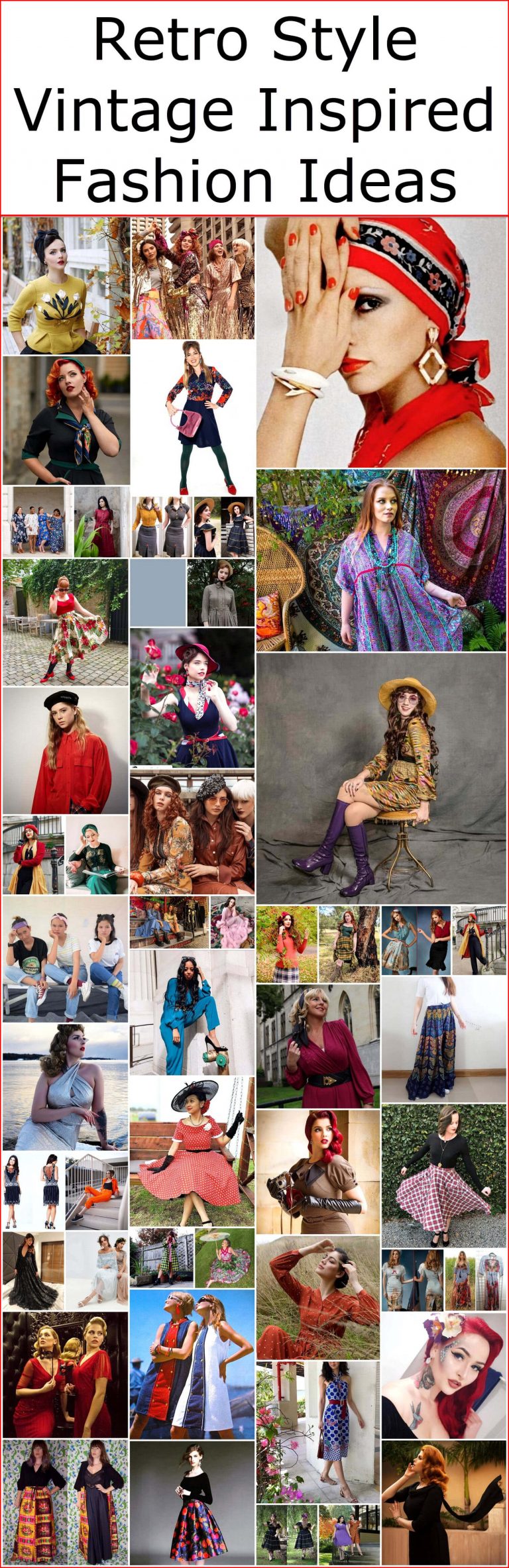 Retro Style Vintage Inspired Fashion Ideas | Retro Vintage Style ...